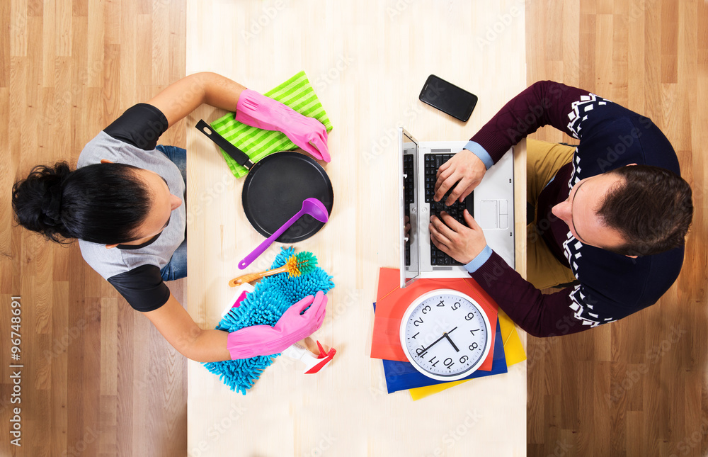 Stereotypical gender roles Stock Photo | Adobe Stock