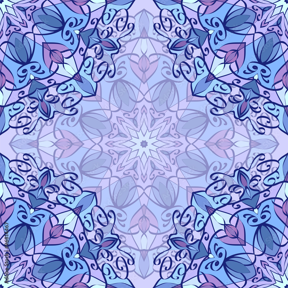 Seamless texture with a pattern of mandalas for your creativity Stock ...