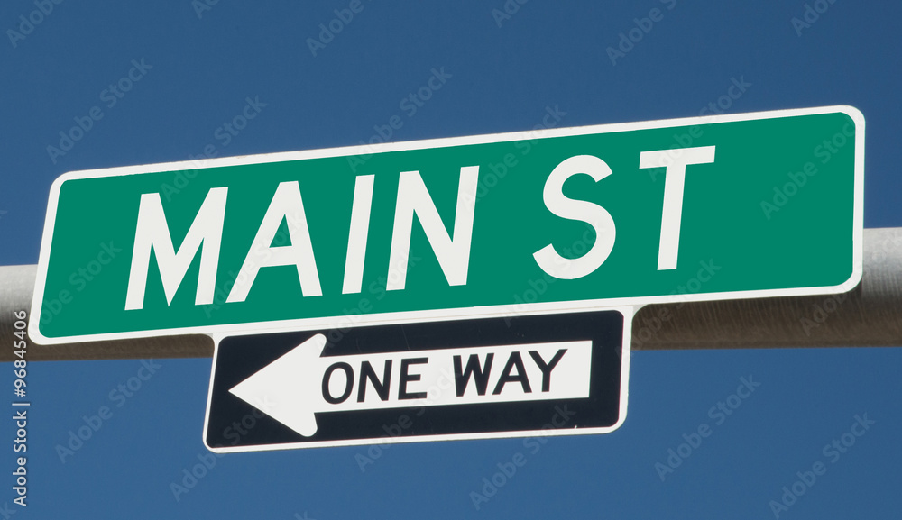 Main Street Sign Clip Art