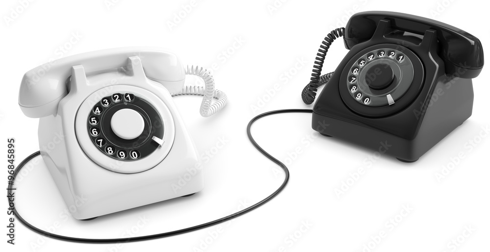 Telefonat Stock-Illustration | Adobe Stock