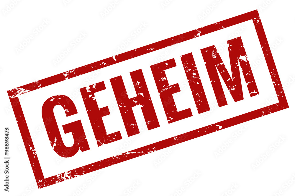 Stempel Grunge Top secret rot geheim Vektor Stock-Vektorgrafik | Adobe ...