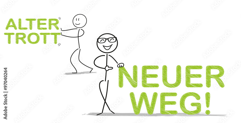 Neuer Weg Stock-Vektorgrafik | Adobe Stock