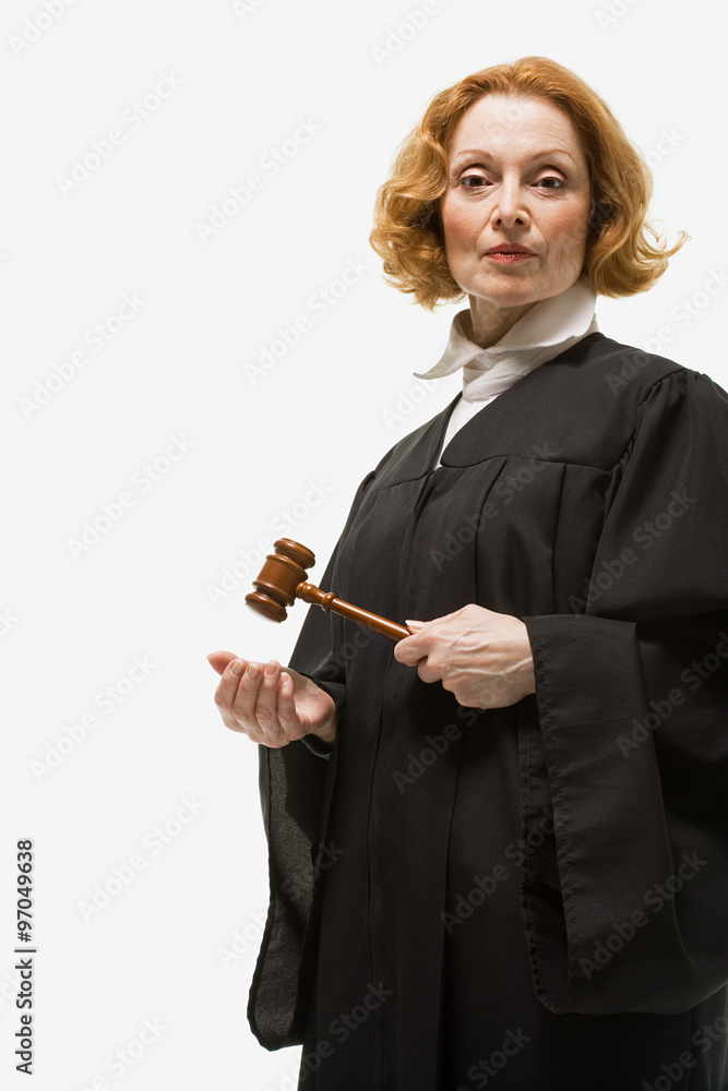 Portrait of a female judge Stock Photo | Adobe Stock