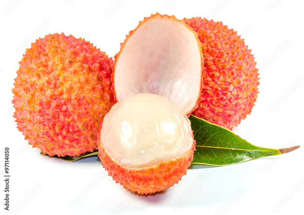 letchis de l'île de la Réunion Stock Photo | Adobe Stock