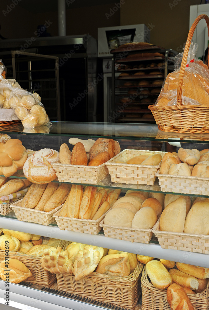 Panadería, tienda de venta de pan foto de Stock | Adobe Stock