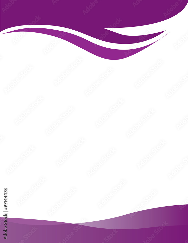 Purple Invitation Swirl Border Background Stock Vector | Adobe Stock