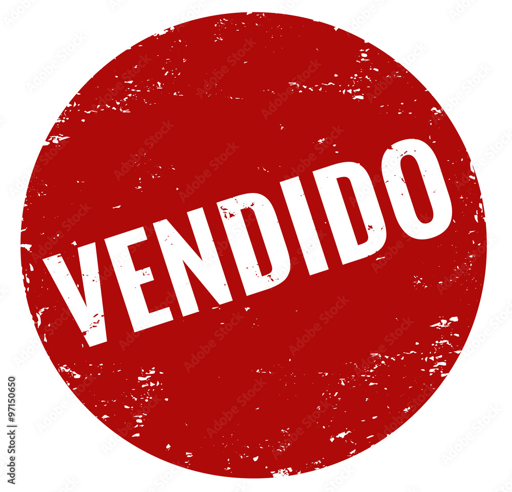 vendido rojo Stock Vector | Adobe Stock