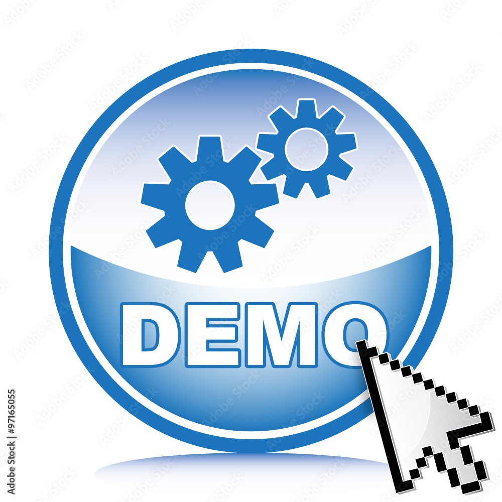 demo icon Stock Vector | Adobe Stock