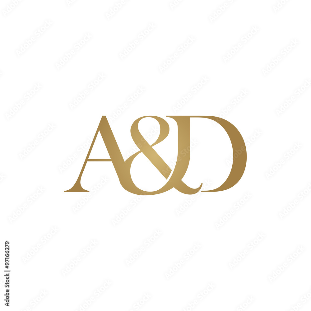 A&D Initial logo. Ampersand monogram logo Stock Vector | Adobe Stock