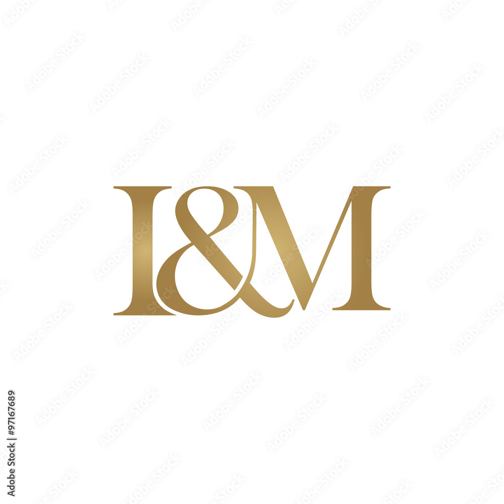I&M Initial logo. Ampersand monogram logo Stock Vector | Adobe Stock