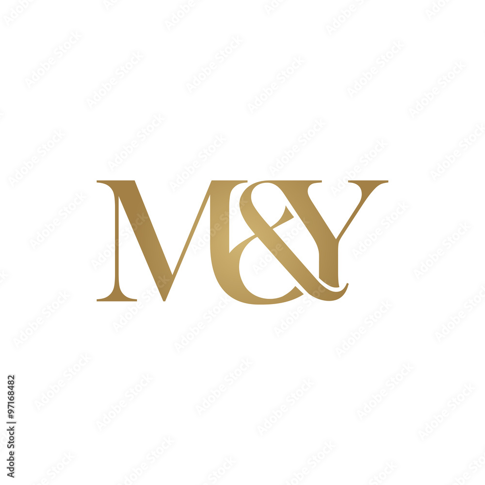 M&Y Initial logo. Ampersand monogram logo Stock Vector | Adobe Stock