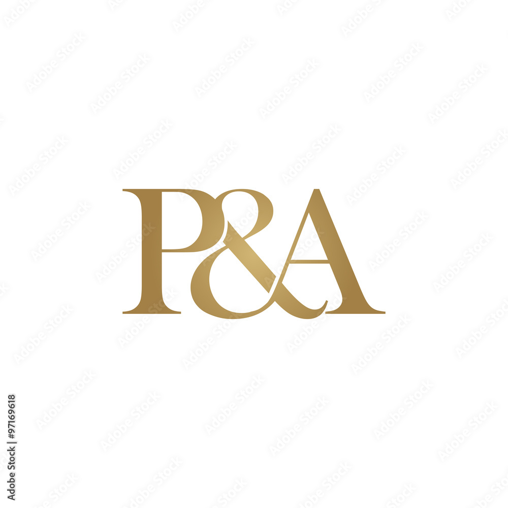 P&A Initial logo. Ampersand monogram logo Stock Vector | Adobe Stock