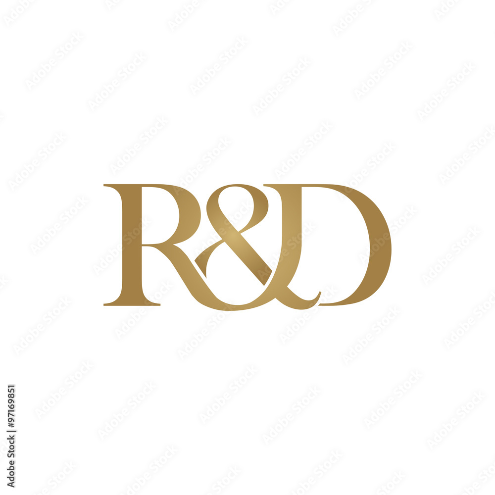 R&D Initial logo. Ampersand monogram logo Stock Vector | Adobe Stock