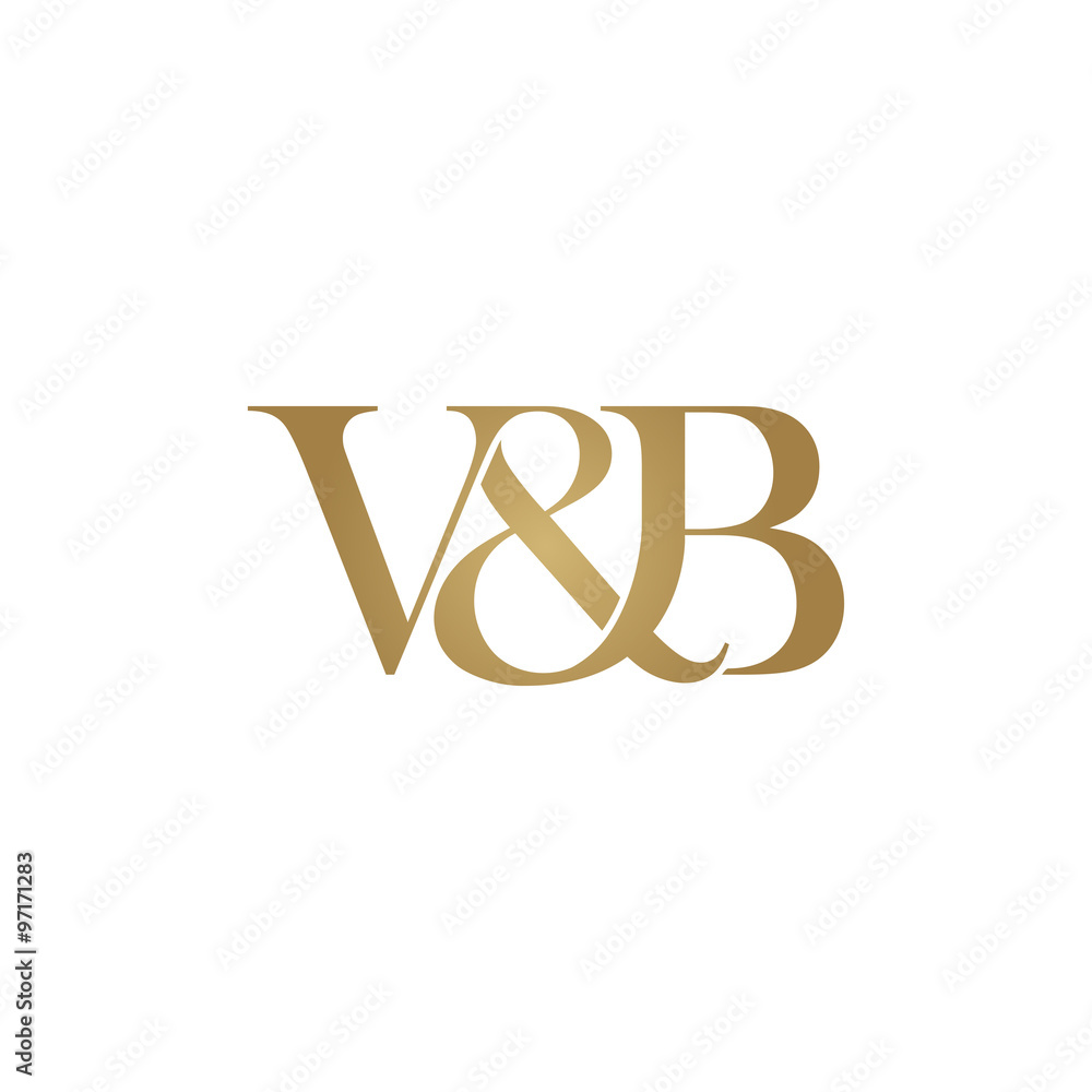 V&B Initial logo. Ampersand monogram logo Stock Vector | Adobe Stock