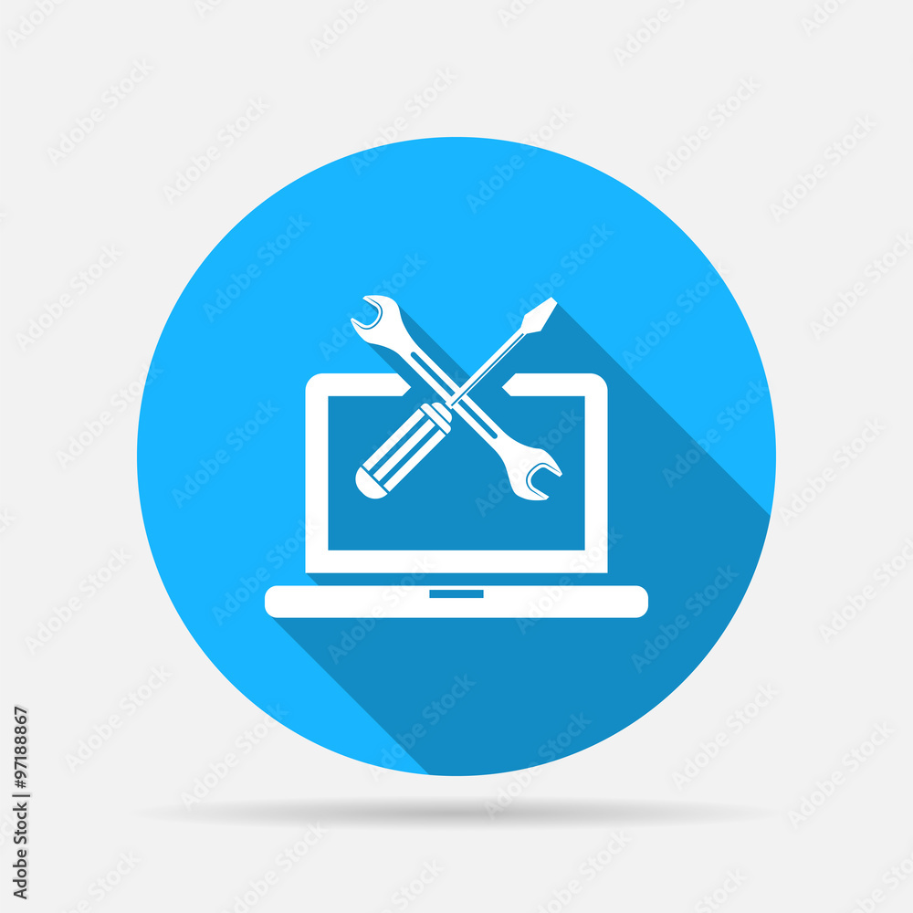 computing services icon vector de Stock | Adobe Stock