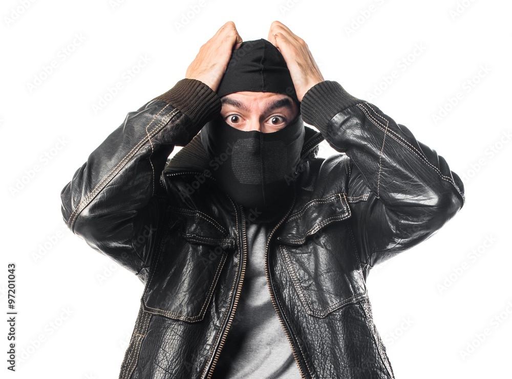 frustrated Robber Stock Photo | Adobe Stock