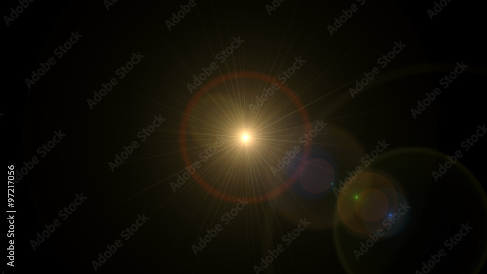 spotlight round circle lens flare center Stock Illustration | Adobe Stock