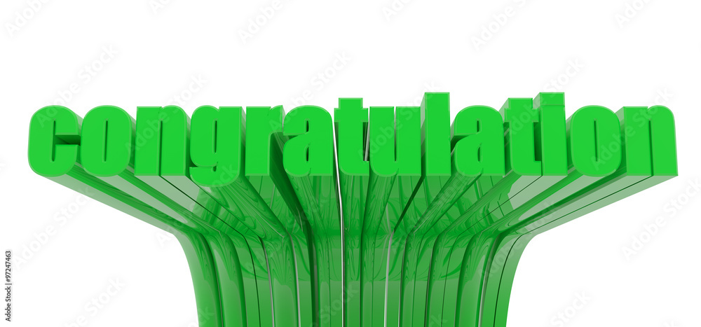 Congratulations lettering on Orange background Stock Illustration ...
