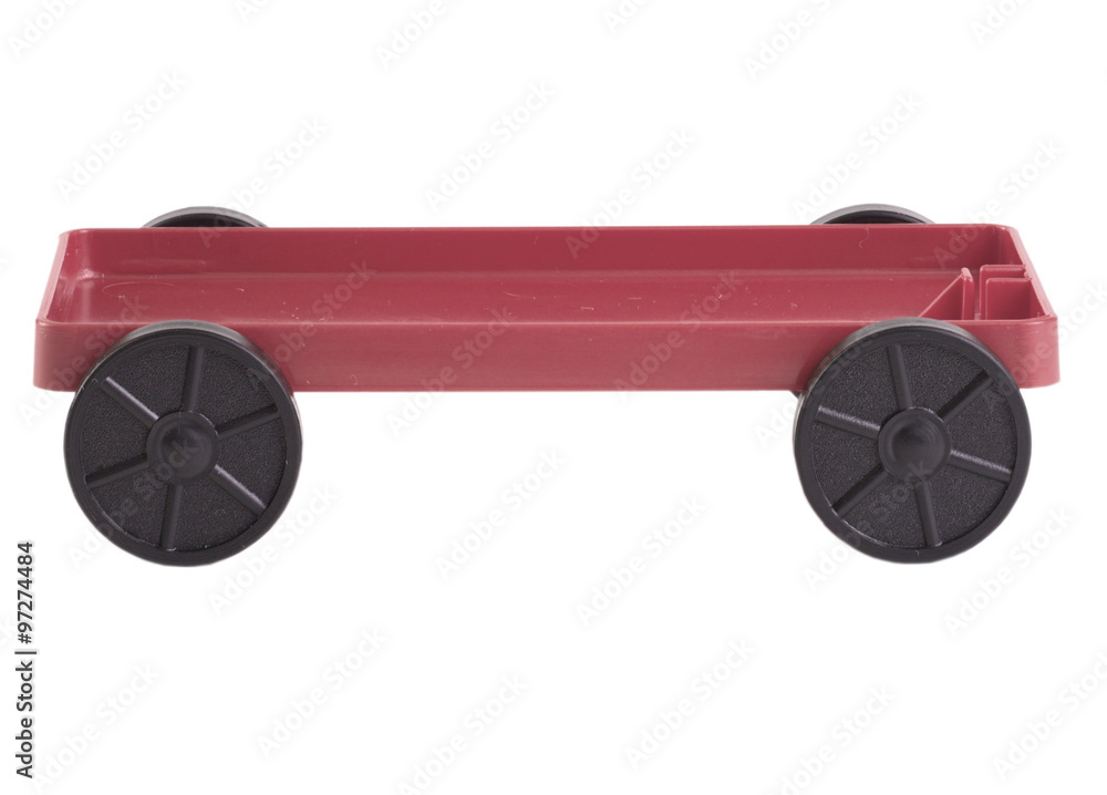 Trolley for experiments in physics on white background Stock Photo ...