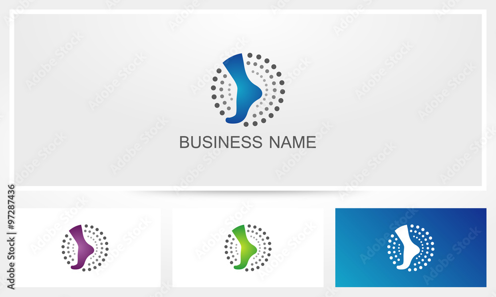 Foot Ankle Logo Stock Vector | Adobe Stock