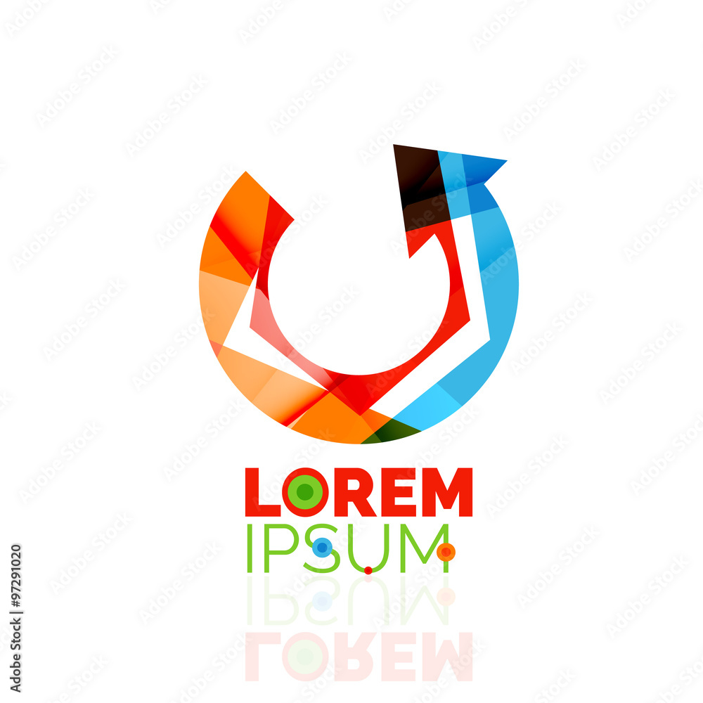 Vector arrow logo Stock Vector | Adobe Stock