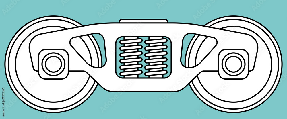 Bogie Stock Vector | Adobe Stock