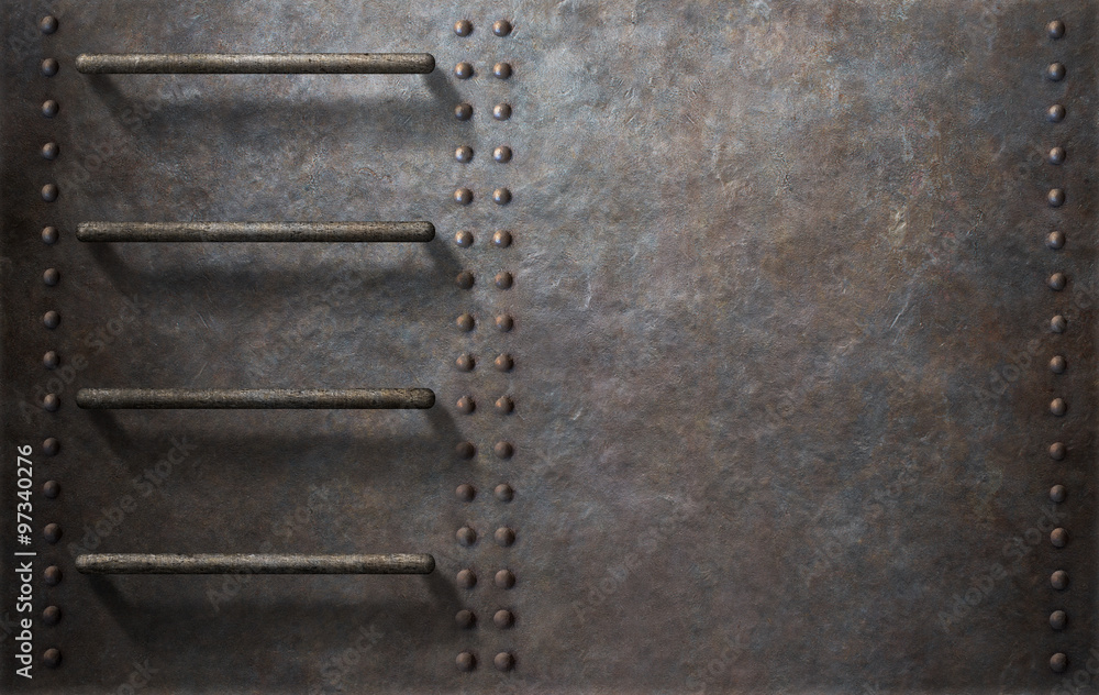 submarine metal side background with stairs Stock Illustration | Adobe ...
