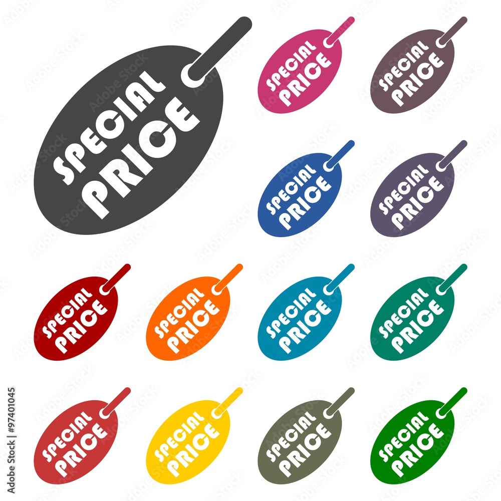 Special price sign set Stock Vector | Adobe Stock