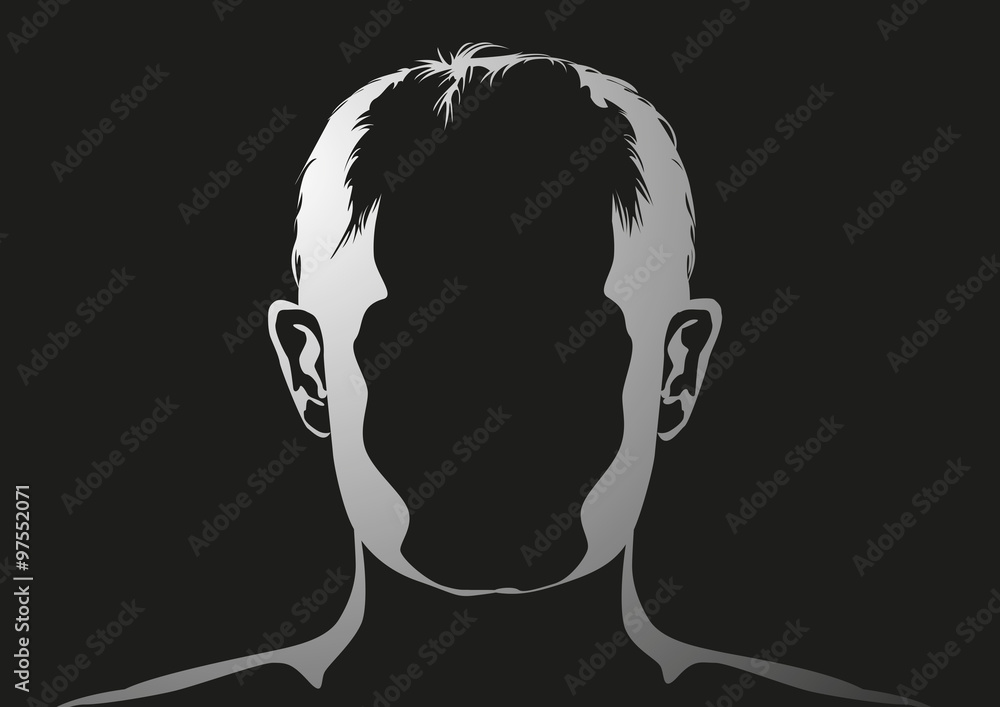 Vecteur Stock Visage Inconnu | Adobe Stock