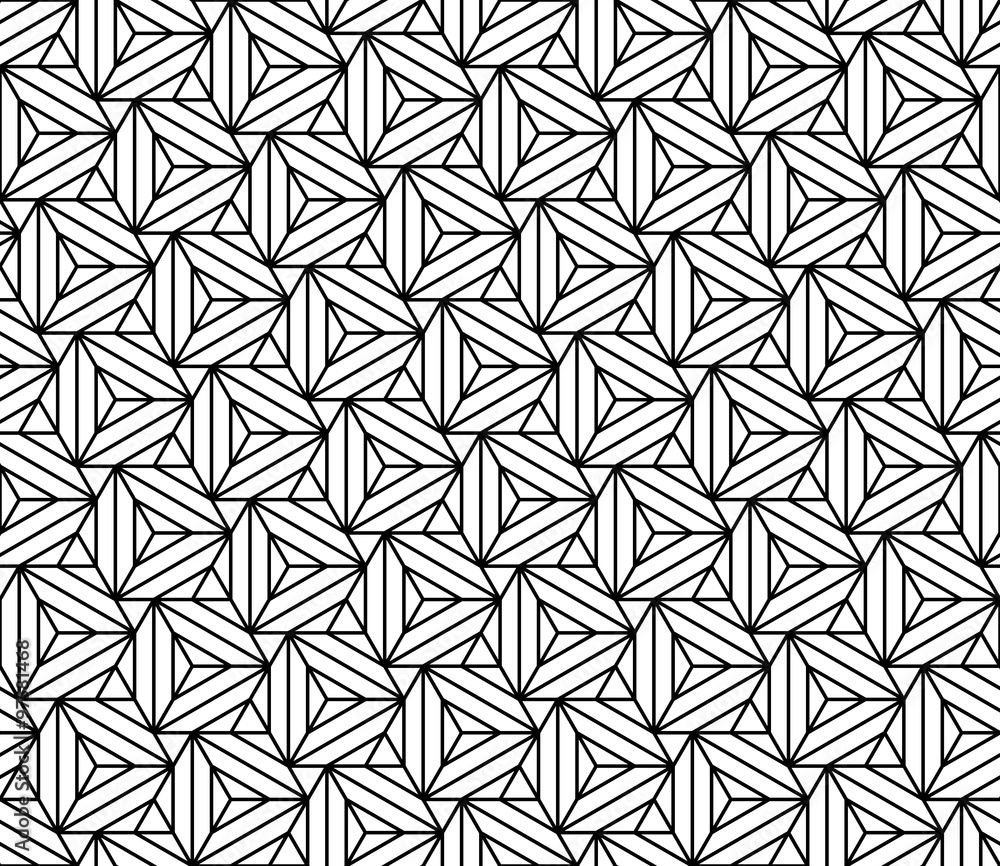 Geometric Patterns With Triangles