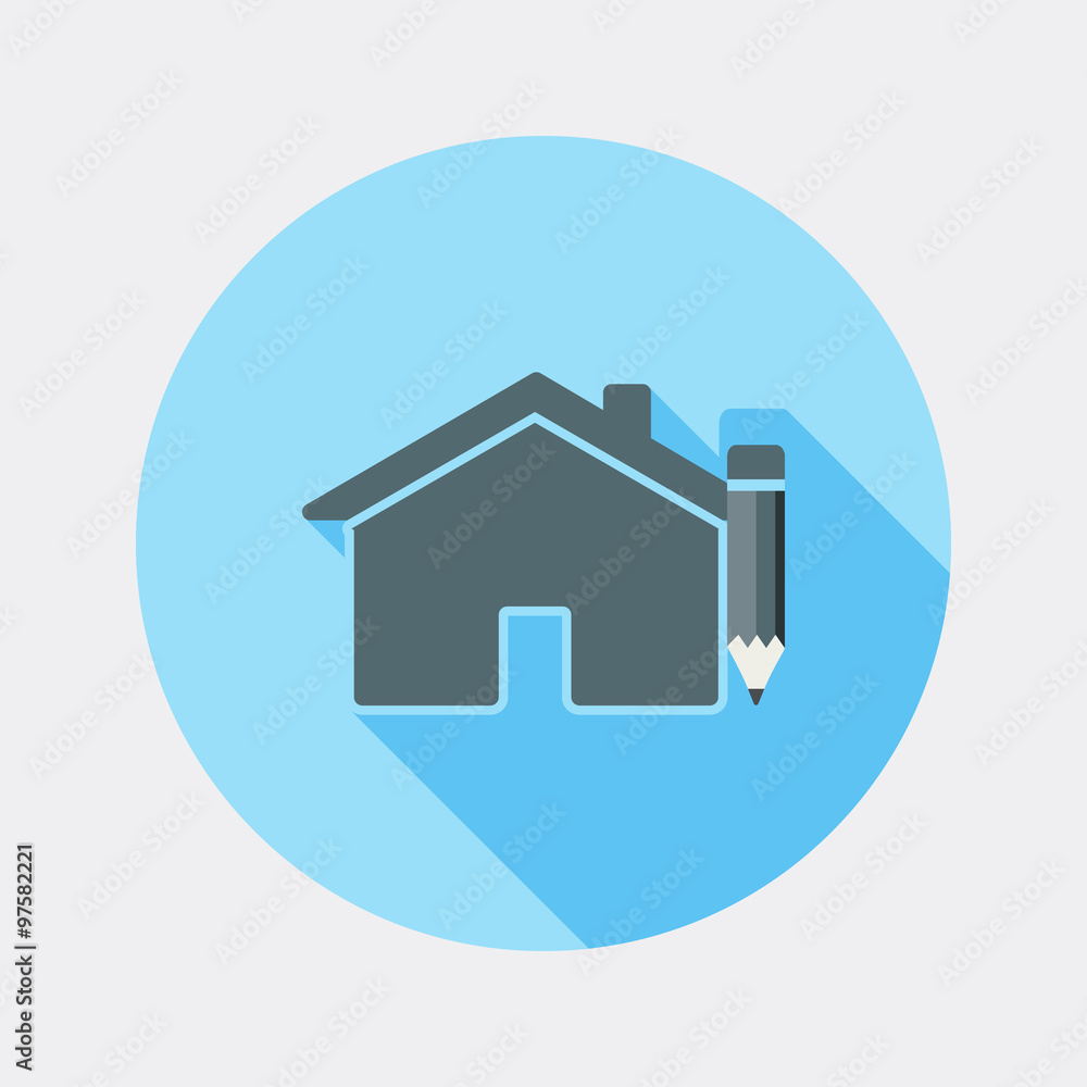 Flat Design House Icon