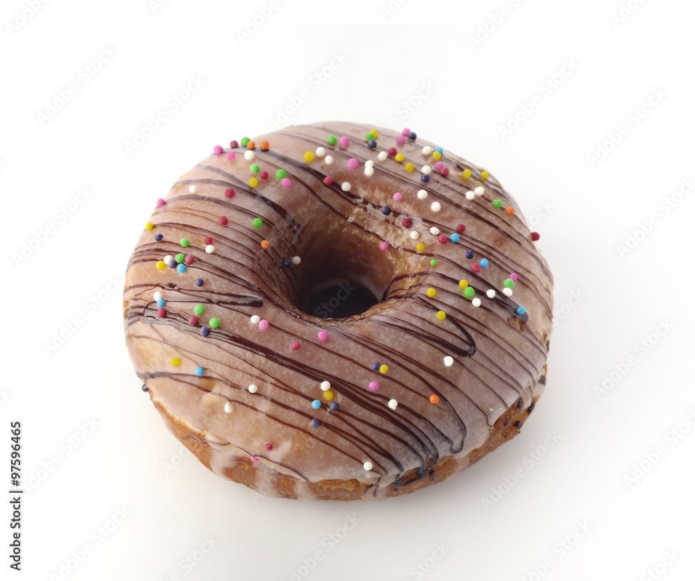 Donut / High resolution image of donut on white background shot in ...