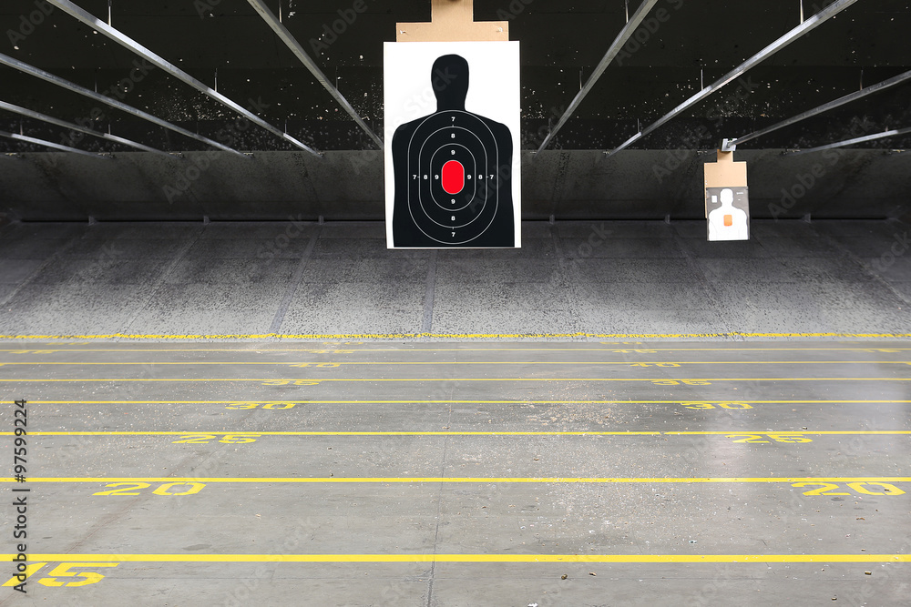 Shooting range Stock-Illustration | Adobe Stock