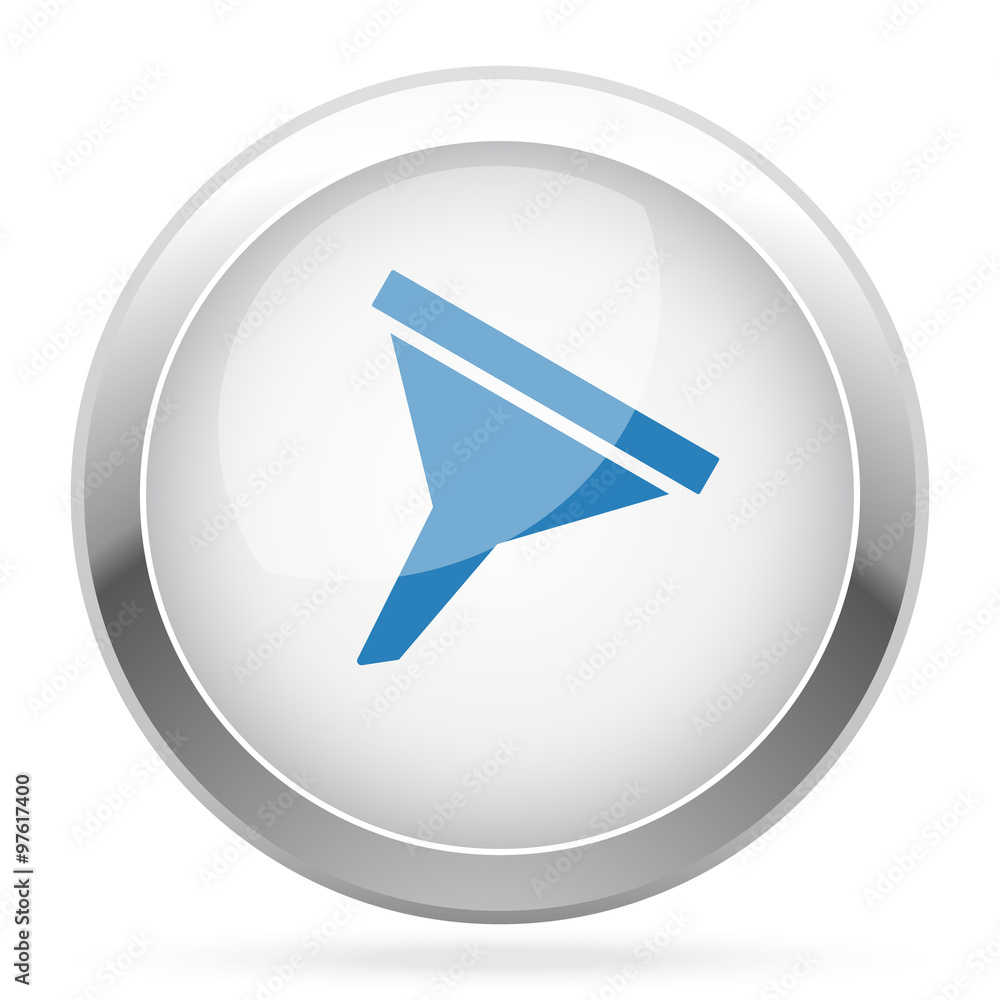 Blue Funnel Icon