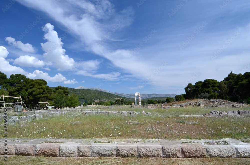 Sanctuary of Asclepius at Epidaurus Stock Photo | Adobe Stock