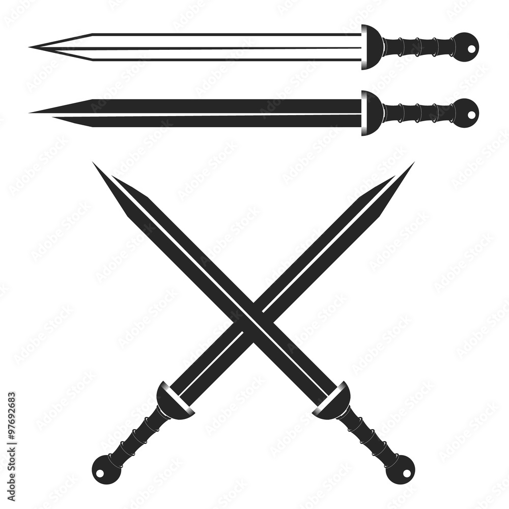 Swords vector illustration Stock Vector | Adobe Stock