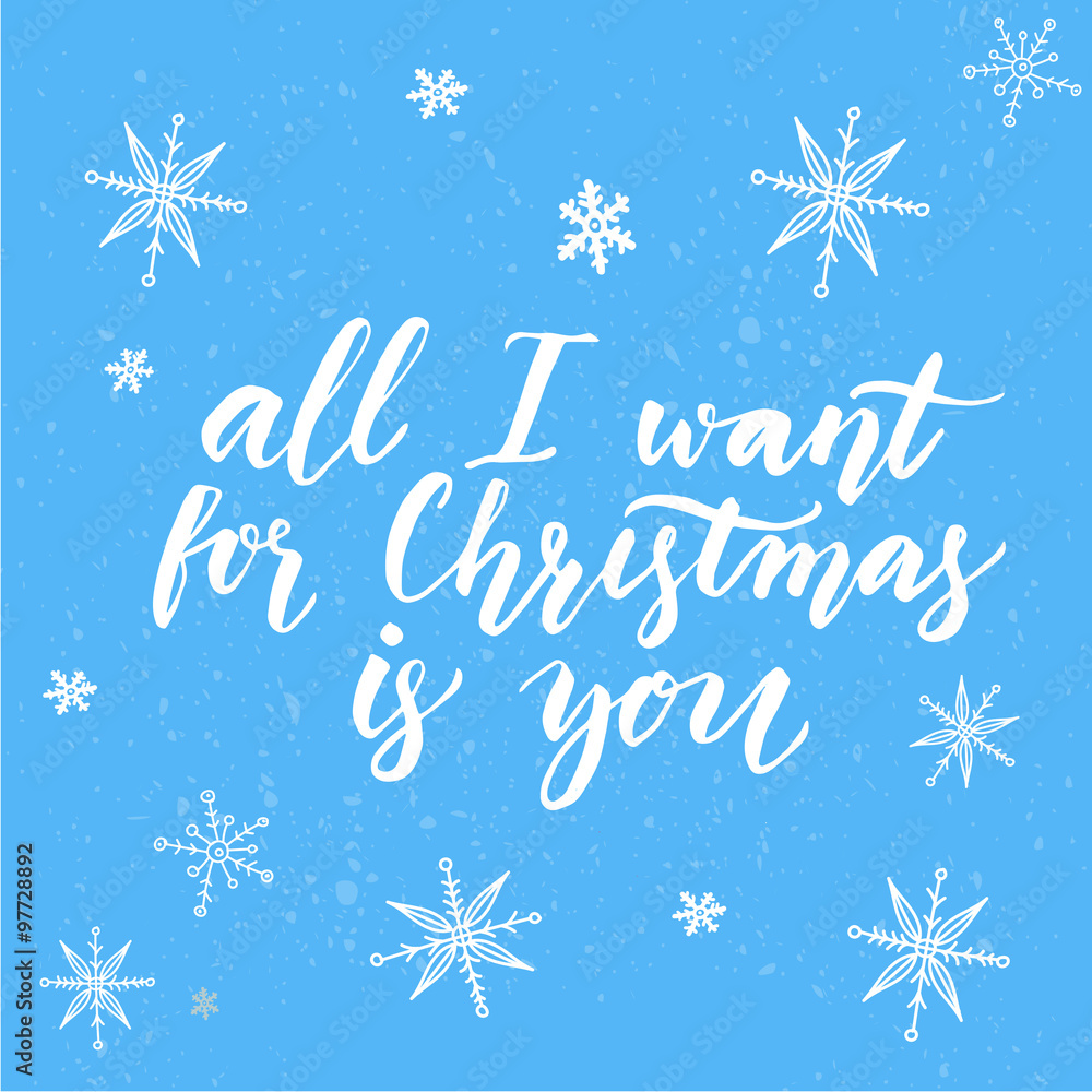 All I Want For Christmas Is You Wallpaper