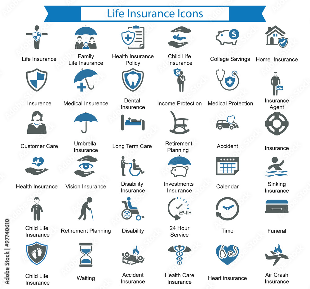 Life Insurance Icon Vector