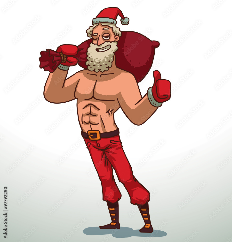 Buff Santa Claus