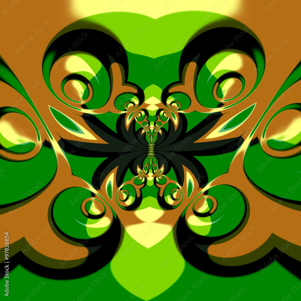 Psychedelic surrealistic shapes effect. Odd bizarre absurdity. Stock ...