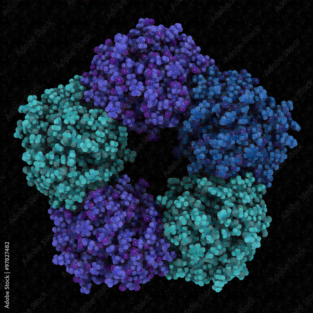 C-reactive protein (CRP, human) inflammation biomarker Stock ...