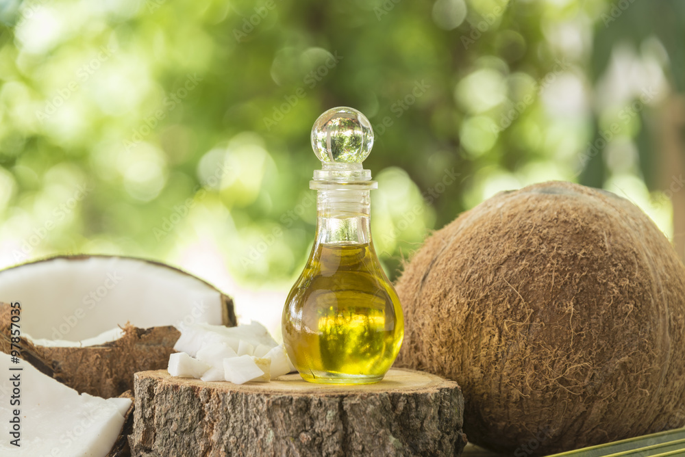 coconut oil Stock Photo | Adobe Stock