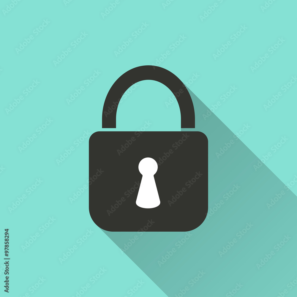 Lock icon. Stock Vector | Adobe Stock