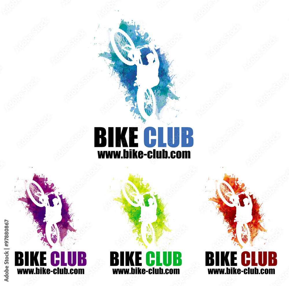 Vecteur Stock logo vélo cross | Adobe Stock