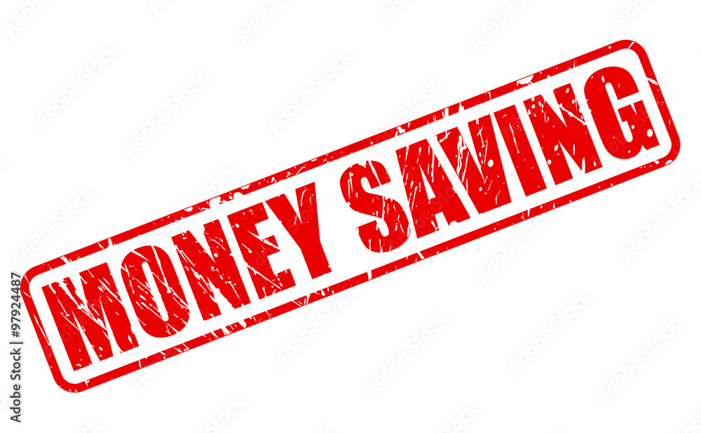 MONEY SAVING red stamp text Stock Vector | Adobe Stock