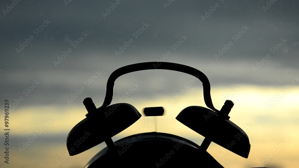 Alarm Clock. The camera moves. Early morning Stock Video | Adobe Stock