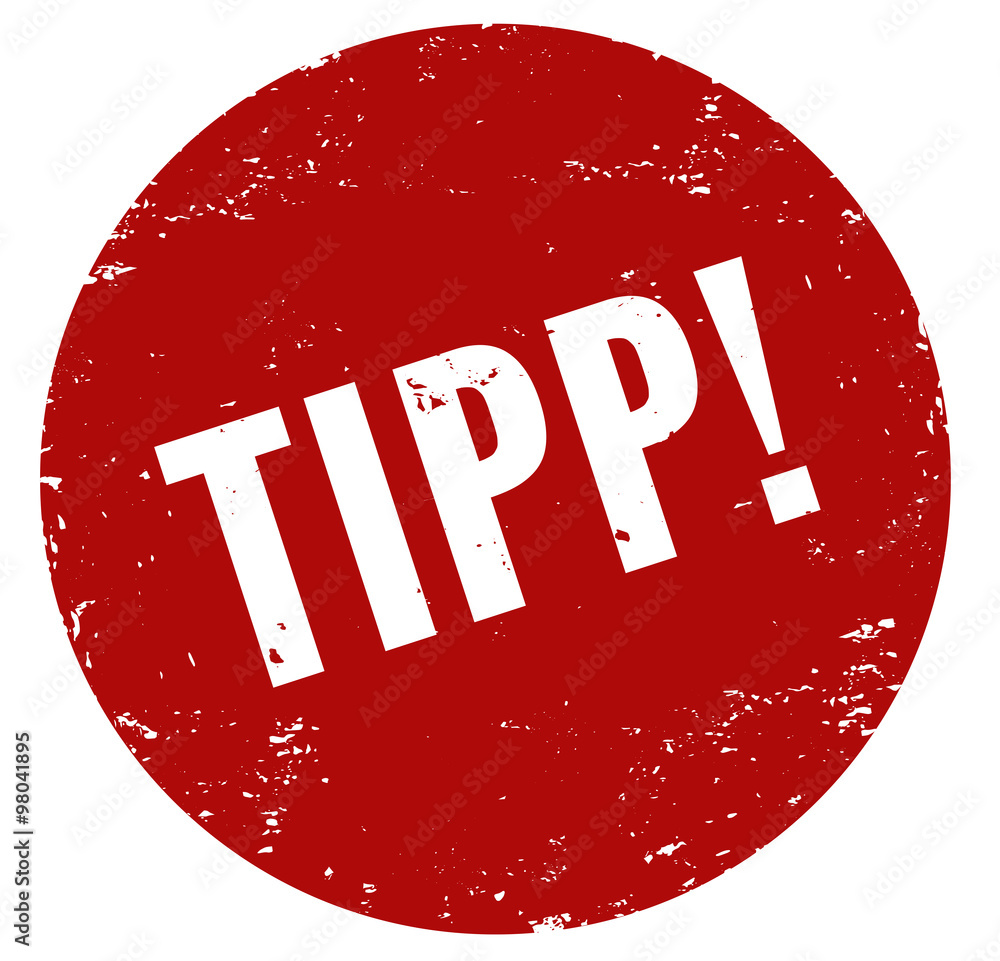 Unser Tipp! Stempel rot Stock Vector | Adobe Stock