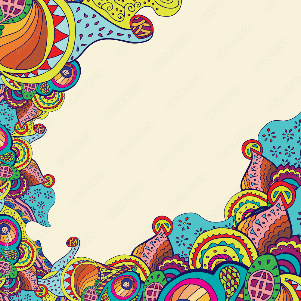 Vector border illustration. Decorative element border for invitation ...