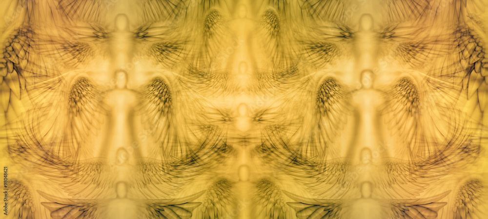 Angels Background Pattern Stock Illustration | Adobe Stock