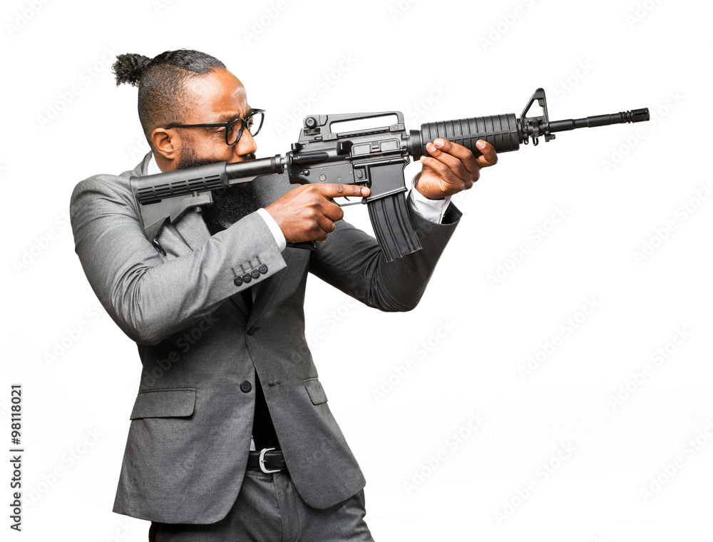 Black Man With Gun